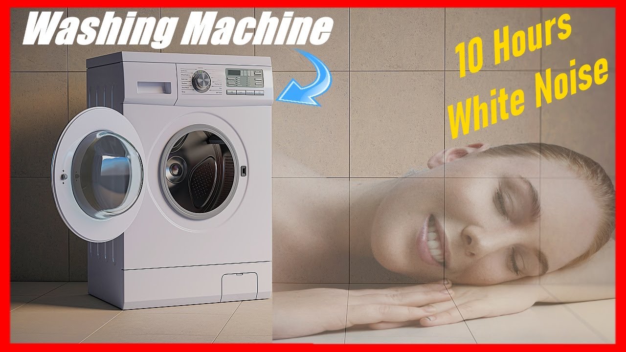 10 Hours of Relaxing Washing Machine Sound, No Spinning, White Noise ...