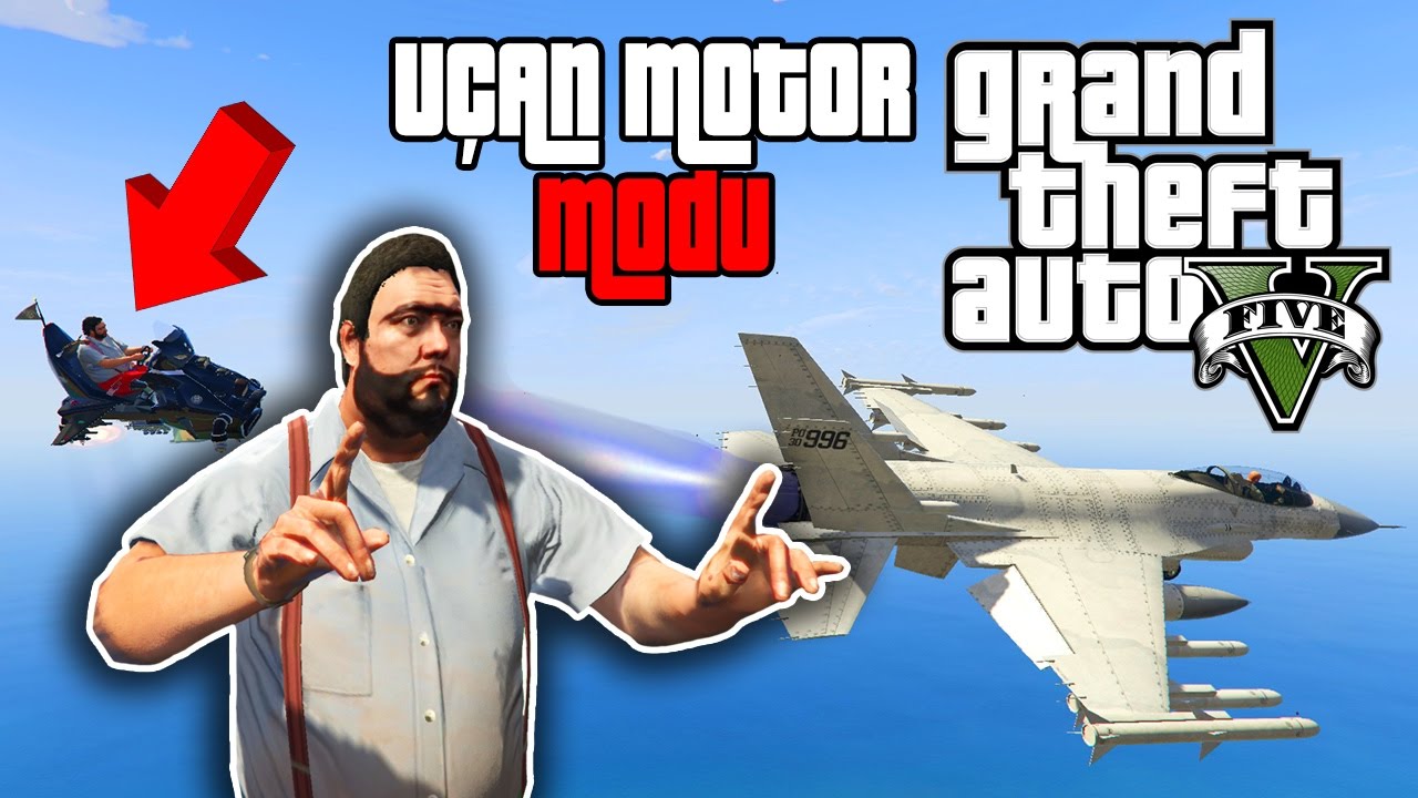 UÇAN MOTOR VE KUCAĞIMDA KADINLA ASKERİ ÜS BASTIM! - GTA 5 MODLARI - YouTube