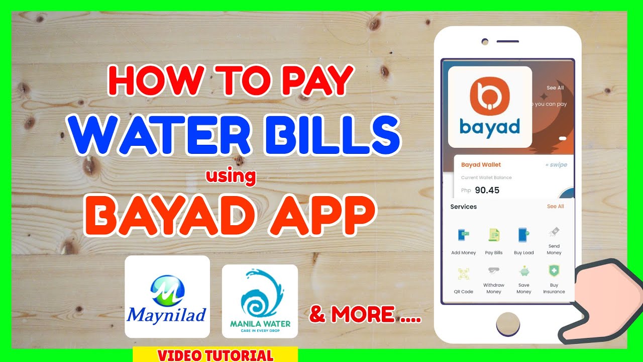 How to Pay Maynilad and Other Bills using Bayad App Online - Bills ...