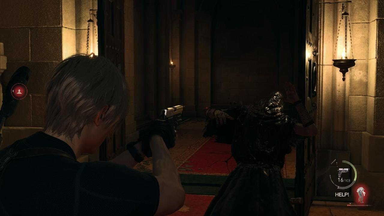 Resident Evil 4 Indoor Bridge Castle Encounter - YouTube