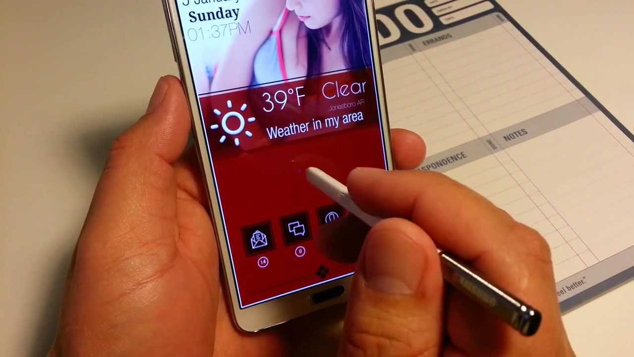 RED PROJECT ANDROID HOMESCREEN UI TUTORIAL - YouTube