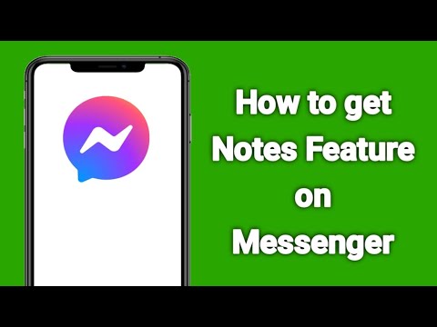 How to Activate Notes on Messenger (NEW UPDATE) | fix Notes feature not ...