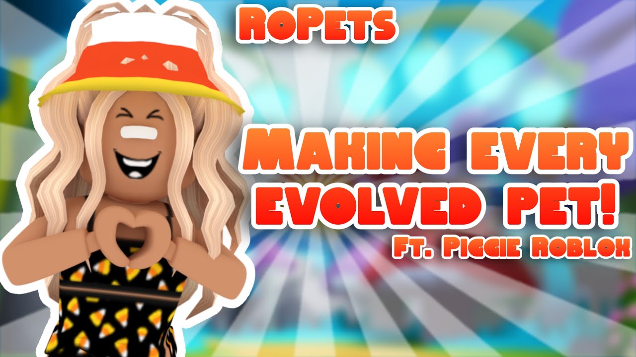 MAKING *EVERY* EVOLVED PET IN ROPETS! FT. Piggie 🐷 Roblox | Roblox ...