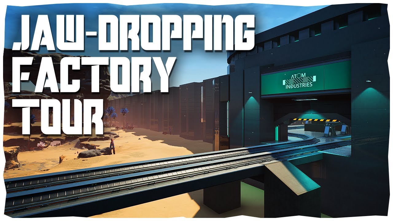 ATOM Industries Jaw-Dropping Satisfactory Factory Tour - YouTube