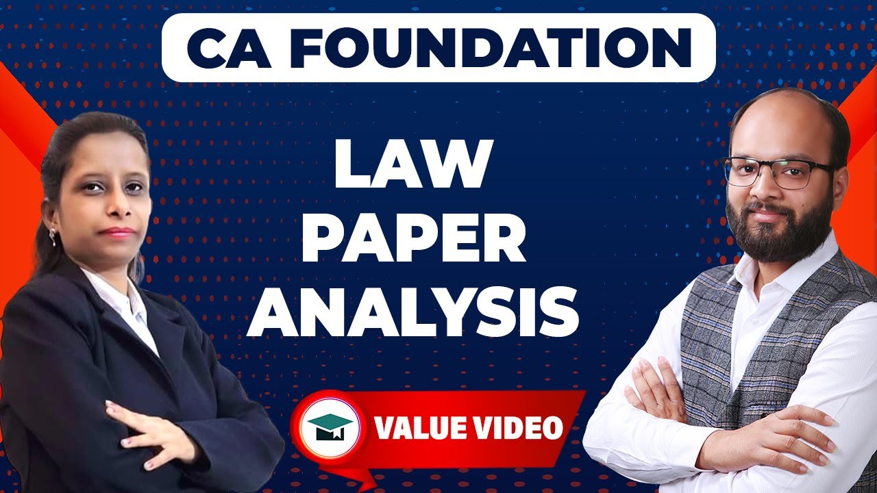 CA Foundation Law Paper Analysis | CA Fond Law Paper Review | Paper ...