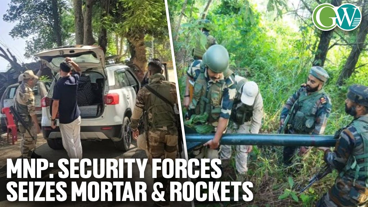 MNP: SECURITY FORCES SEIZES MORTAR & ROCKETS FROM CCPUR DIST. - YouTube