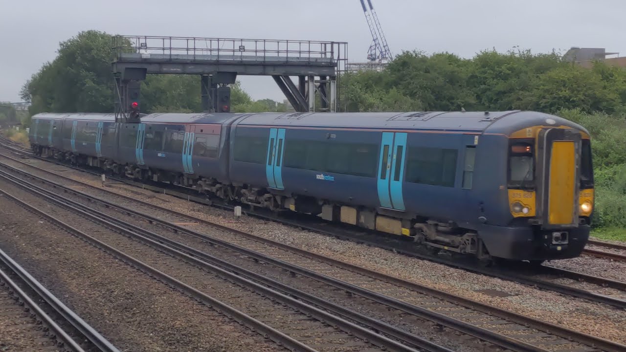 Class 375 at Chart Leacon - YouTube