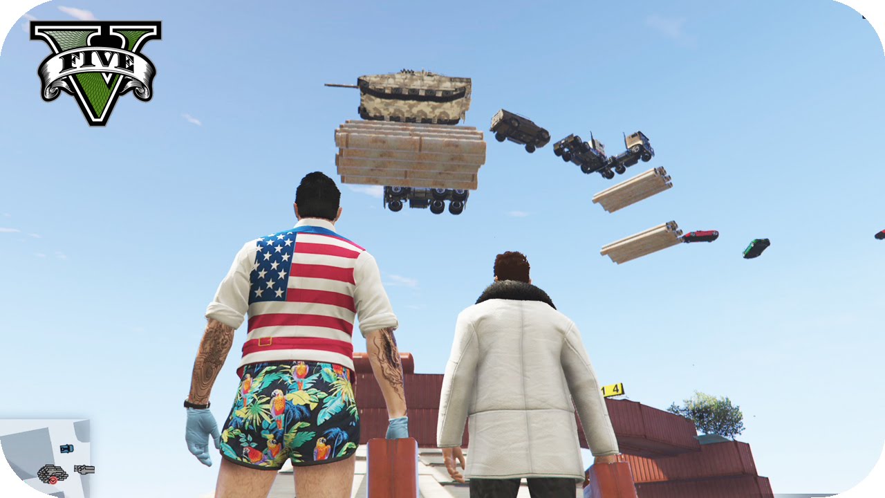 CORRE O MUERE APLASTADO!! | GTA V ONLINE DEATHRUN GAMEPLAY | Flow - YouTube