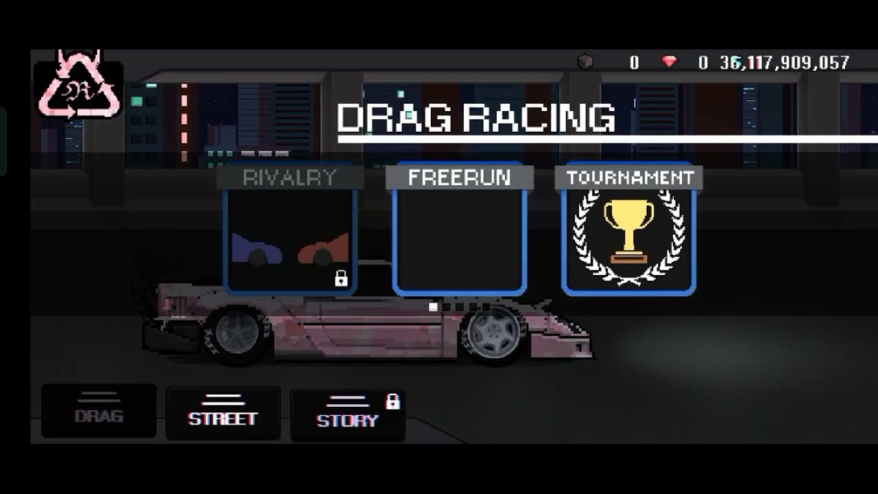 Pixel Car Racer reborn unfinished mod. song:close eyes - YouTube