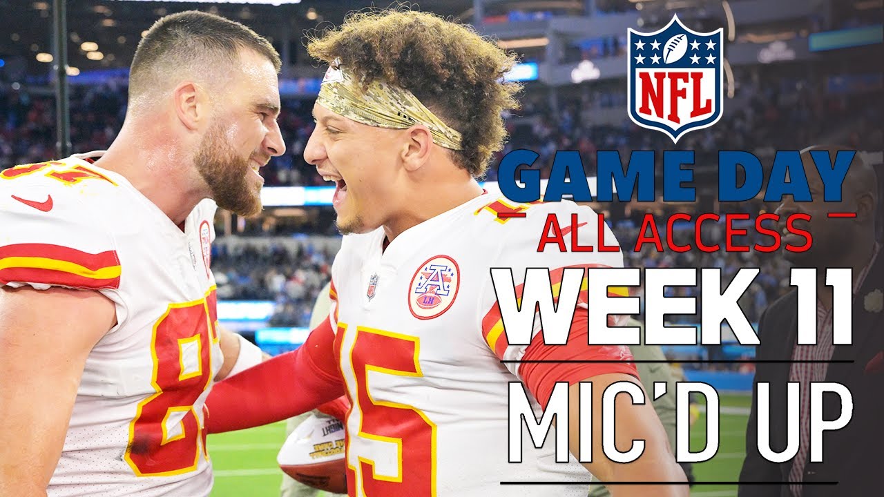 NFL Week 11 Mic'd Up, "turn me up, can't turn me down" | Game Day All ...