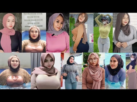 TIKTOK JILBAB GUNUNG NONJOL BULAT BESAR ||JILBAB KETAT EP 7