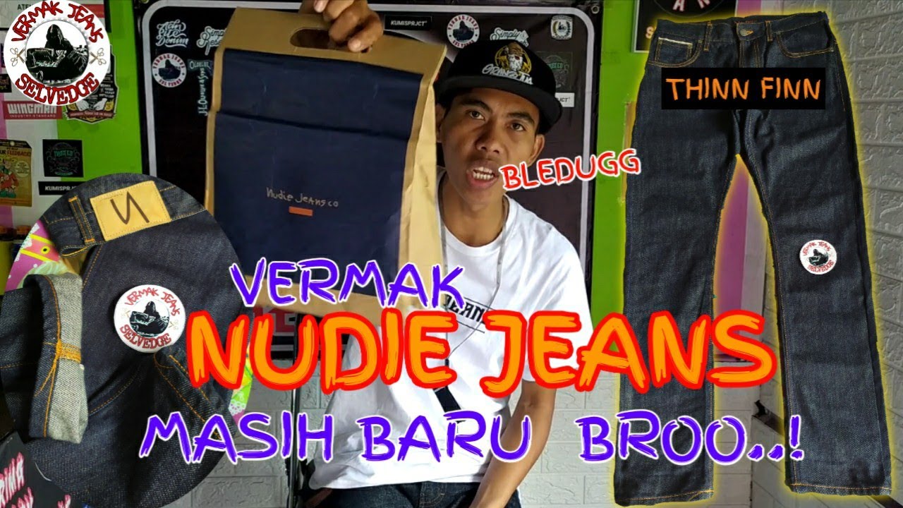 vermak nudie jeans seri thinn finn kiriman dari BALI - YouTube
