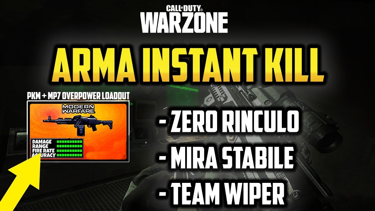 Arma senza rinculo WARZONE! Gameplay - YouTube