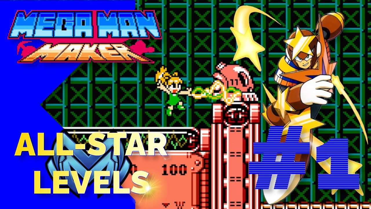 All Star Levels 1 - Mega Man Maker - YouTube