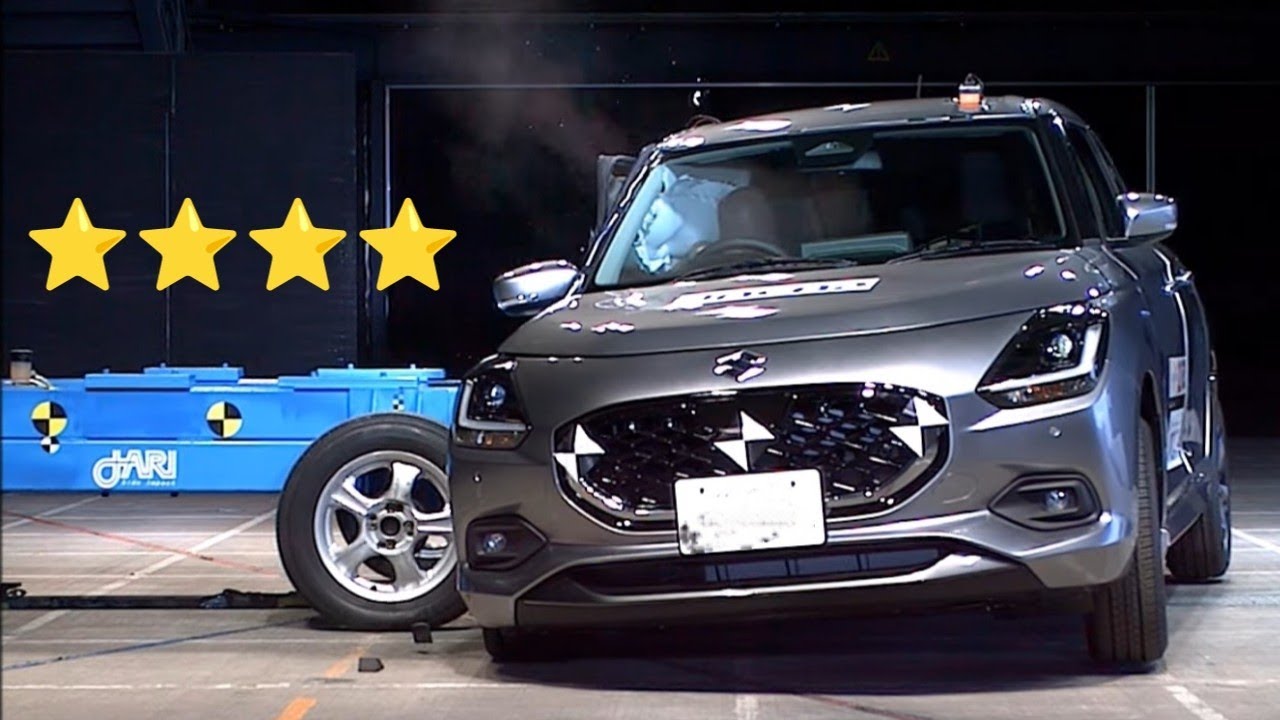 2024 Maruti Suzuki Swift Crash Test ⭐⭐⭐⭐ | Suzuki Swift Crash Test ...