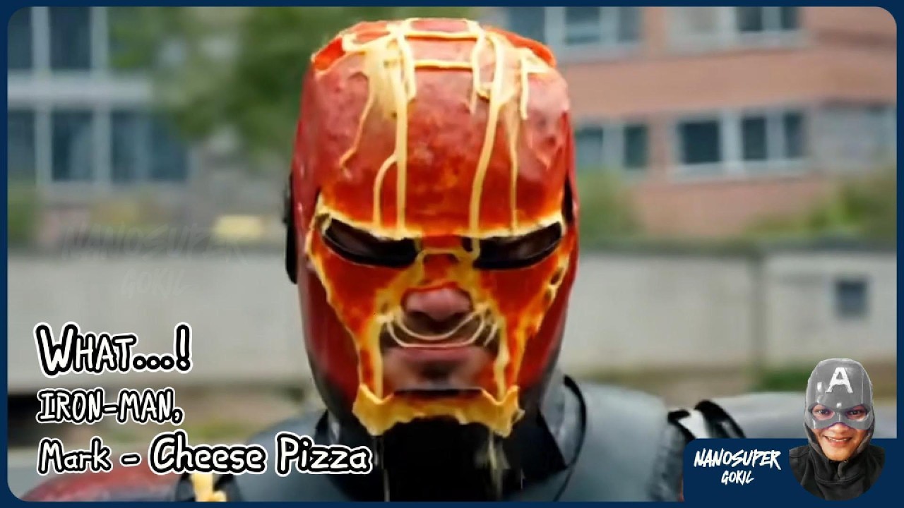 WHAT...! IRON-MAN, Mark - Cheese Pizza | Melting Mozzarella Armor ...