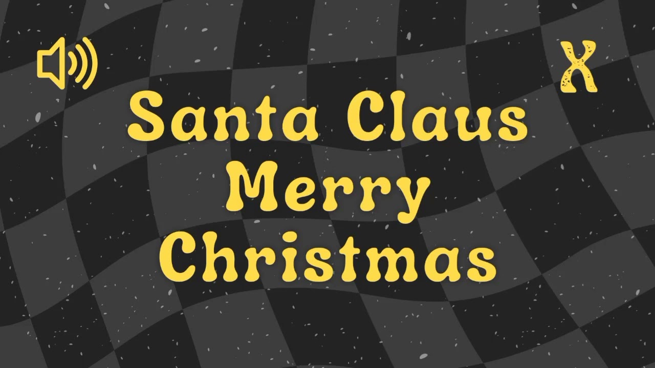 Santa Claus Merry Christmas - Sound Effect No Copyright - YouTube