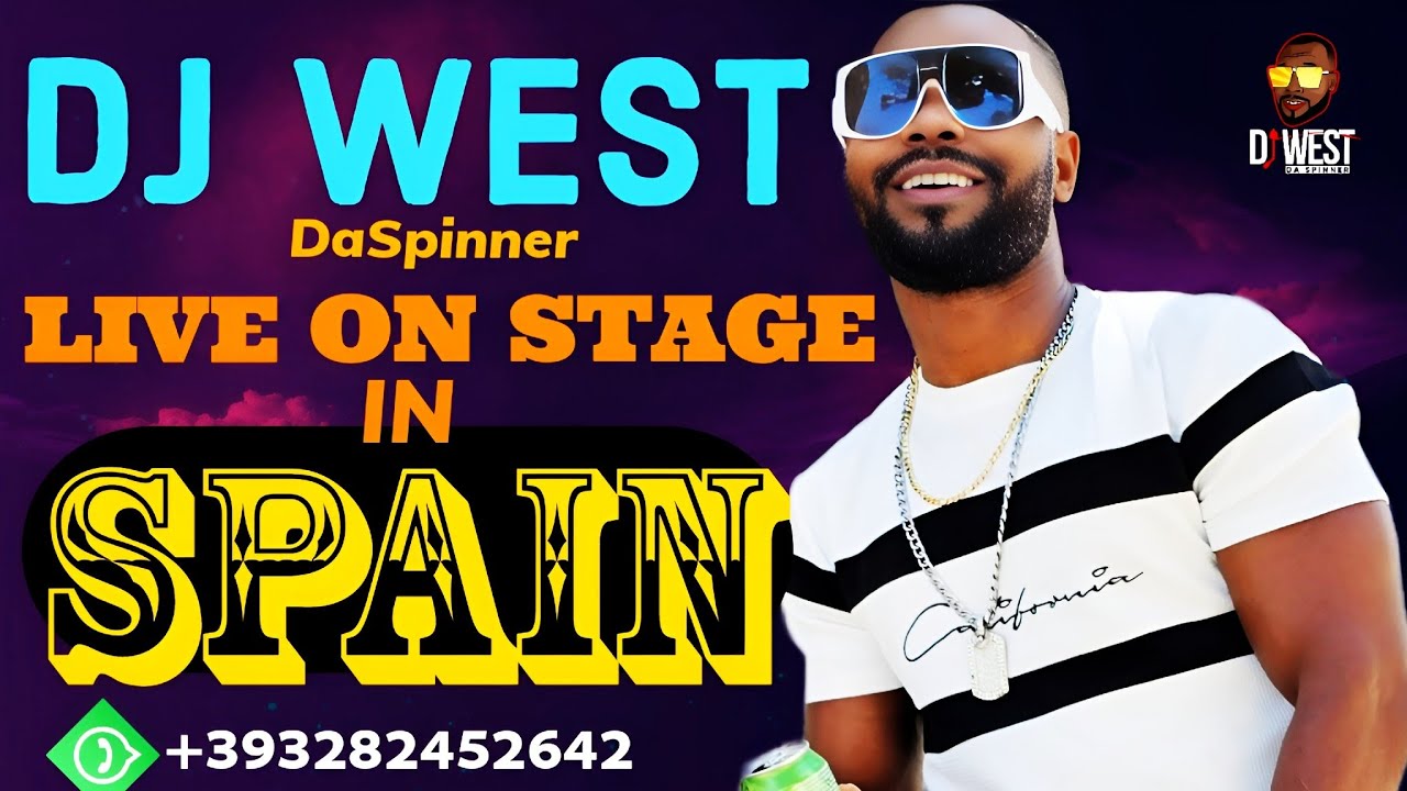 AFROBEAT MIX 2024 | DJ WEST LIVE ON STAGE IN SPAIN 🇪🇸 #shalipopi - YouTube