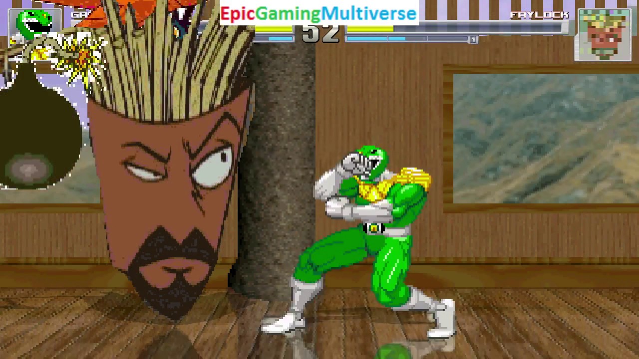 Frylock VS The Green Ranger From The Power Rangers Series In A MUGEN ...