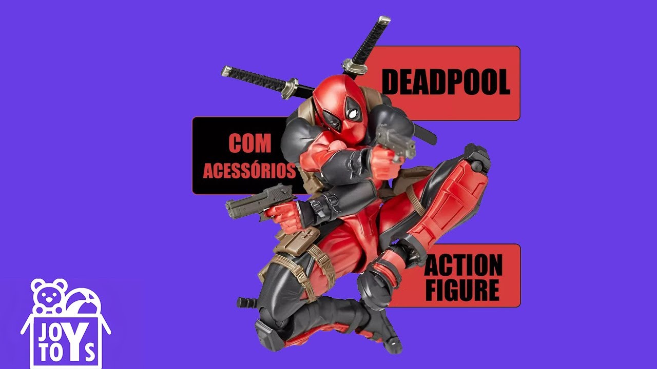 Action Figure DeadPoll Joy Toys - YouTube
