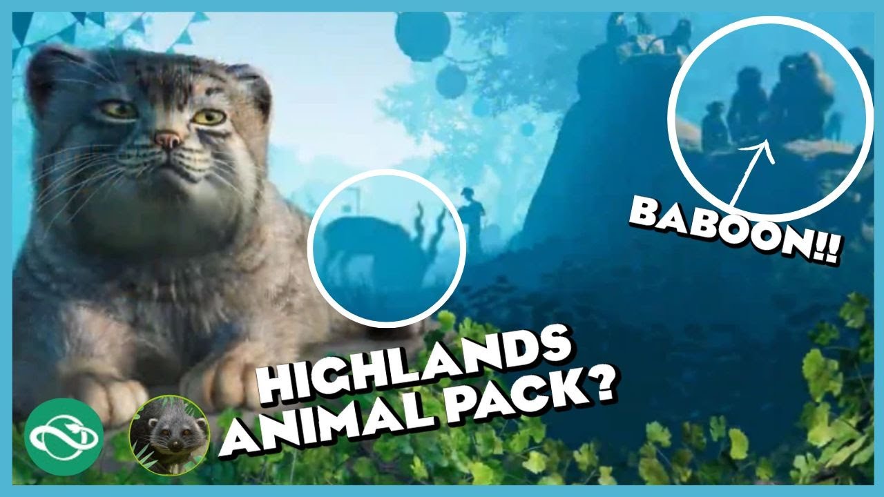 BABOON IS HERE!!! Planet Zoo PC DLC News | Pallas Cat, Baboon & Markhor ...