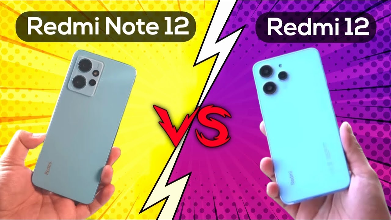 Redmi 12 vs Redmi note 12 ️ SOC Snapdragon, SOC Mediatek - YouTube