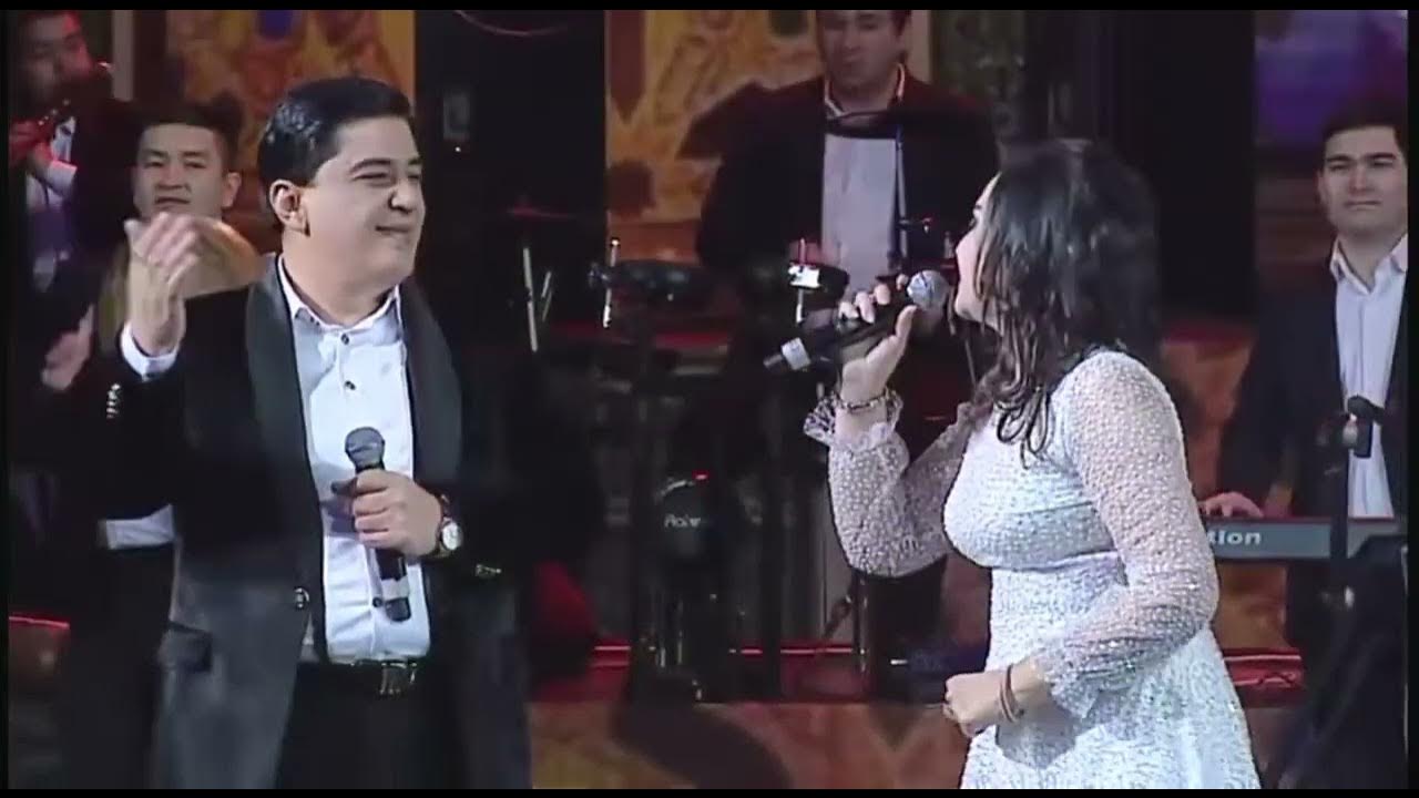 Og'abek Sobirov va Iroda Iskandarova duet "Do'stlarim" - YouTube