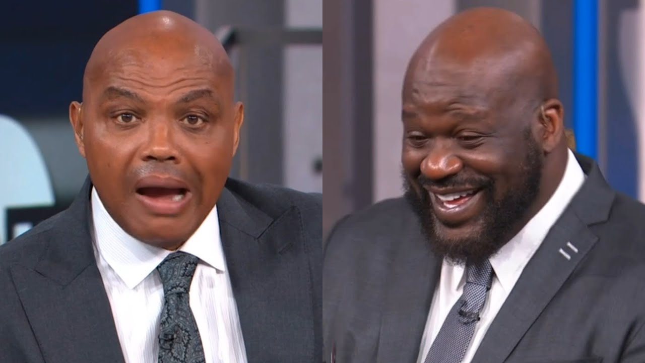 Charles Barkley has Shaq losing it after going OFF on Kendrick Perkins ...