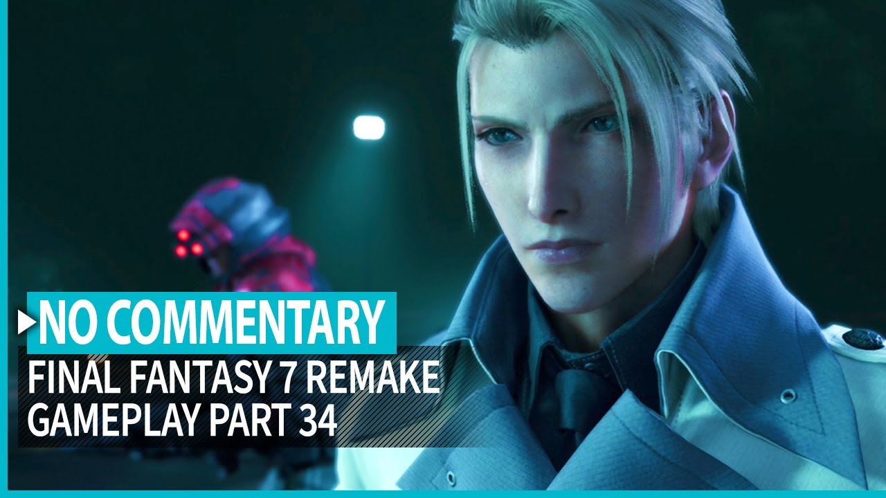 Final Fantasy 7 Remake Story Playthrough Part 34 - Shinra's President ...