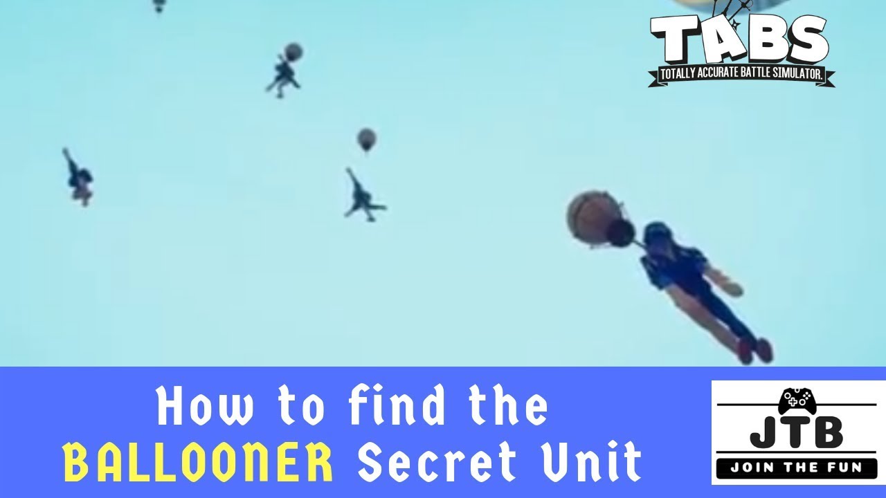 TABS Renaissance Ballooner Secret Unit - Where to Find Him + Gameplay ...