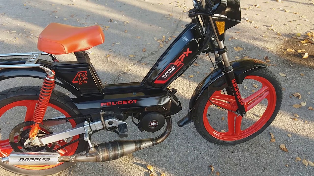 Restauration Peugeot 103 spx - YouTube