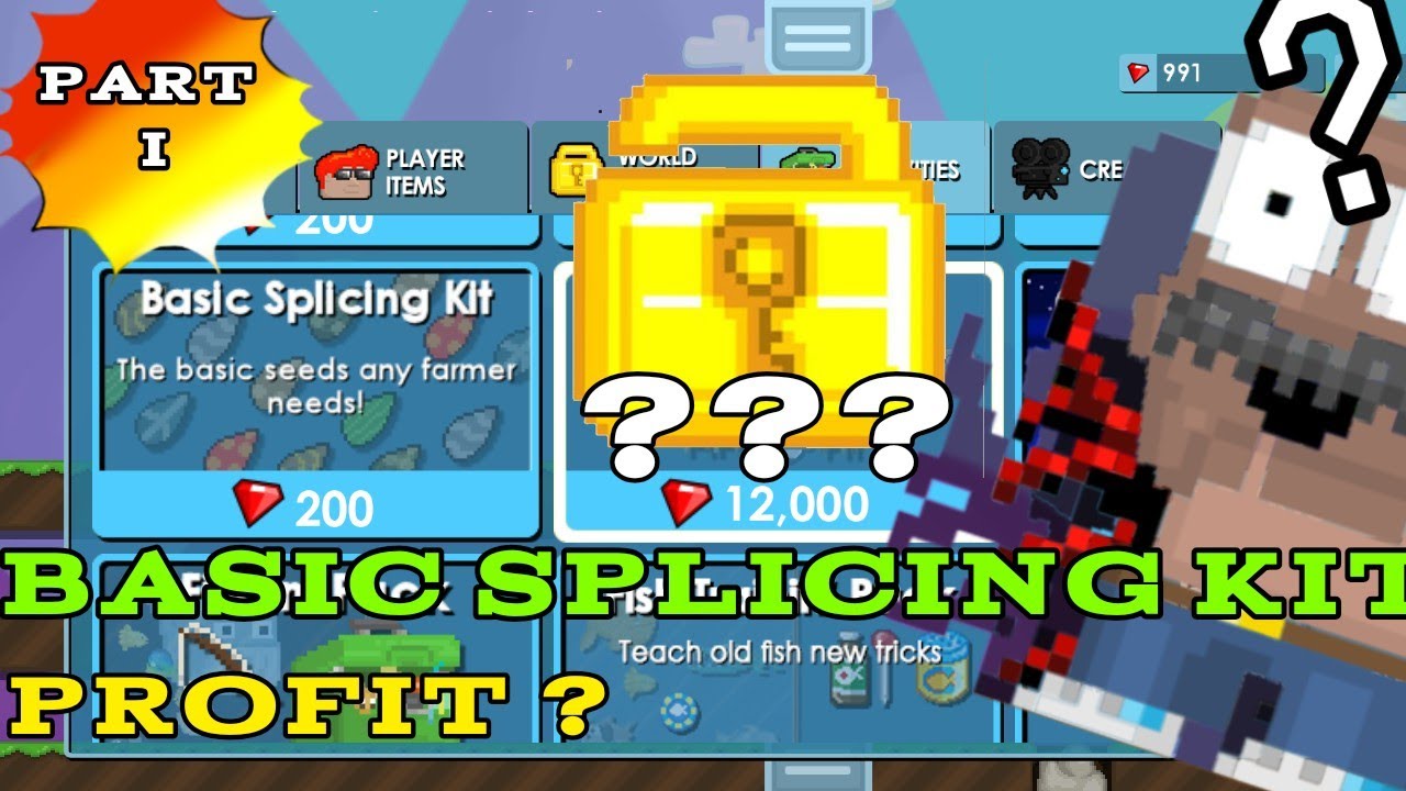 PROFIT WITH BASIC SPLICING KIT ............ PART 1 | GROWTOPIA | - YouTube