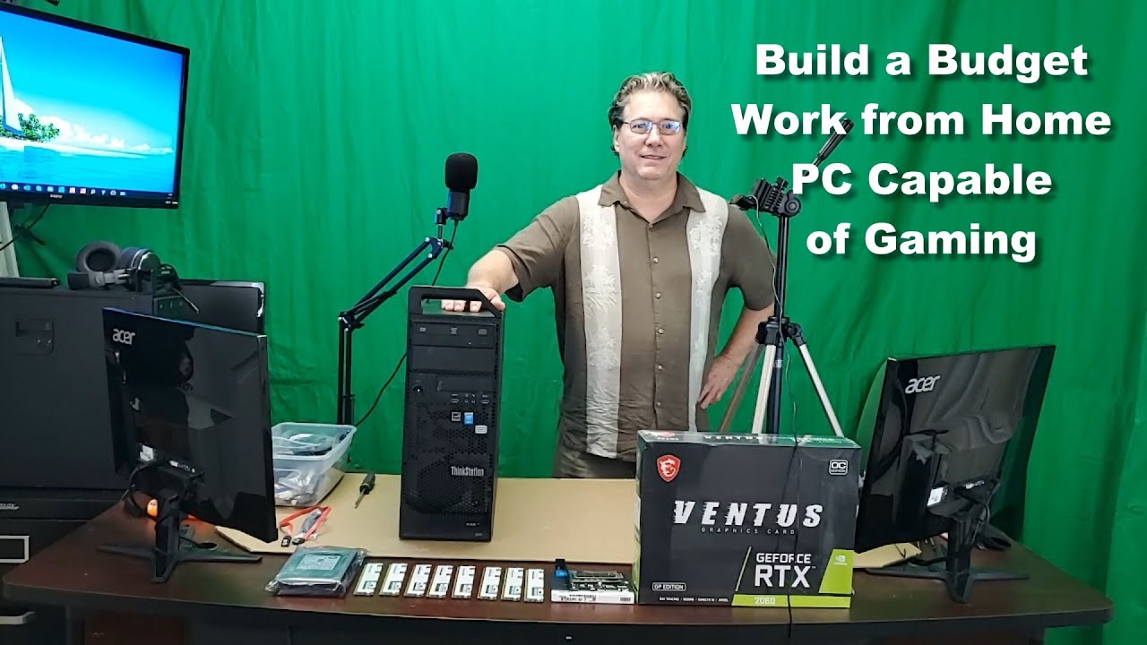 Building a Budget Work from Home PC Capable of Gaming - YouTube