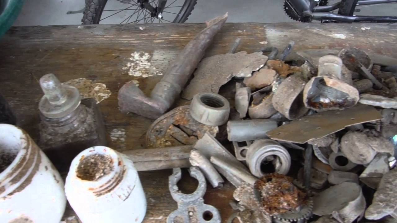 Lead Soldiers, Old Coins And Bottles Including Marbles - YouTube