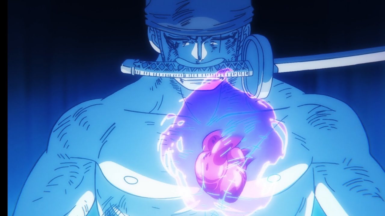 ZORO Activates New CONQUEROR HAKI Coating ! [4k] - YouTube