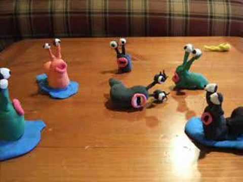 Dancing Slugs - Made by a 6yo - YouTube