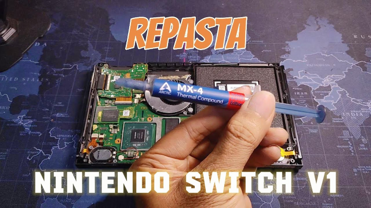 Repasta Nintendo Switch V1 #thermalpaste #replacement #tutorial # ...