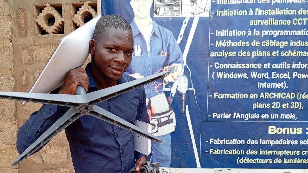 Installation STARLINK au Bénin - YouTube