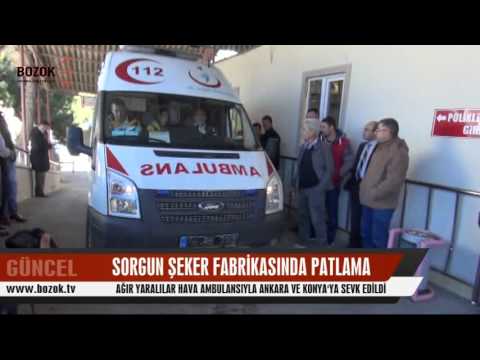 SORGUN ŞEKER FABRİKASINDA PATLAMA