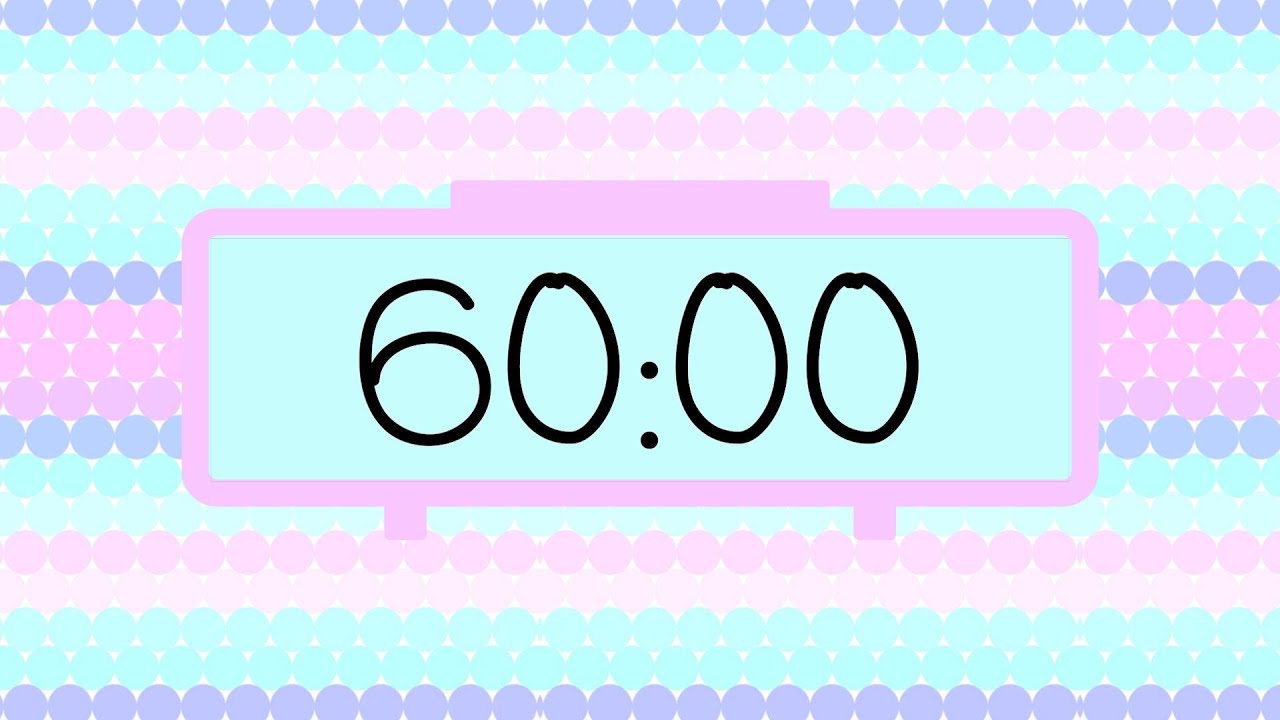 ⏳ 60-Minute Countdown Timer – Stay Focused & Productive 🕒 | No ...