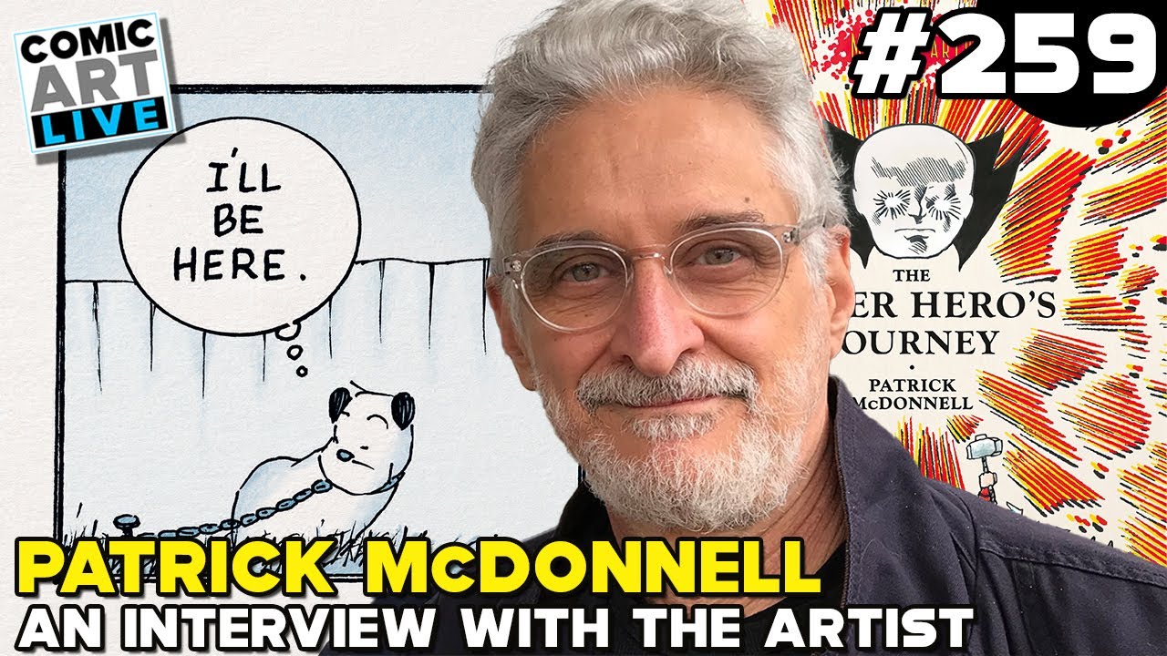 An Interview with Cartoonist and Author Patrick McDonnell - YouTube