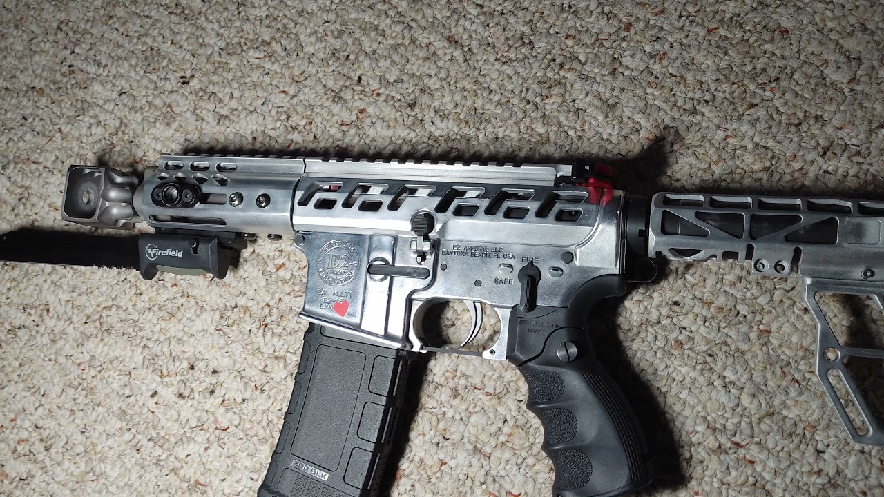 300 blackout AAC war dog skeletonized upper AR 15 pistol build #shorts ...