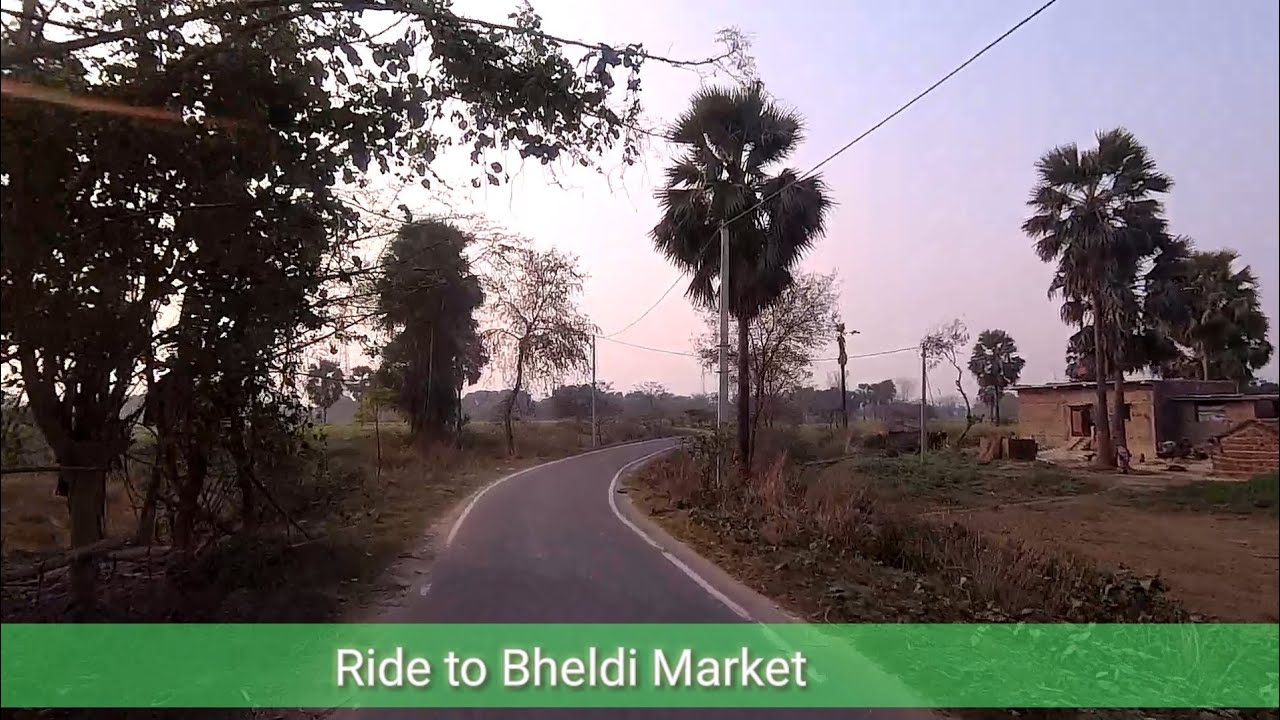 Ride to my village Market(bheldi) - YouTube