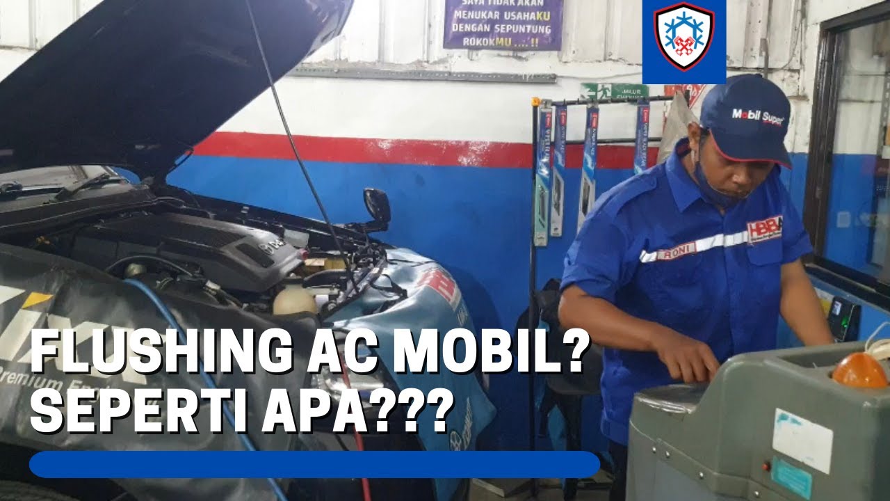 FLUSHING AC MOBIL || TOYOTA FORTUNER - YouTube