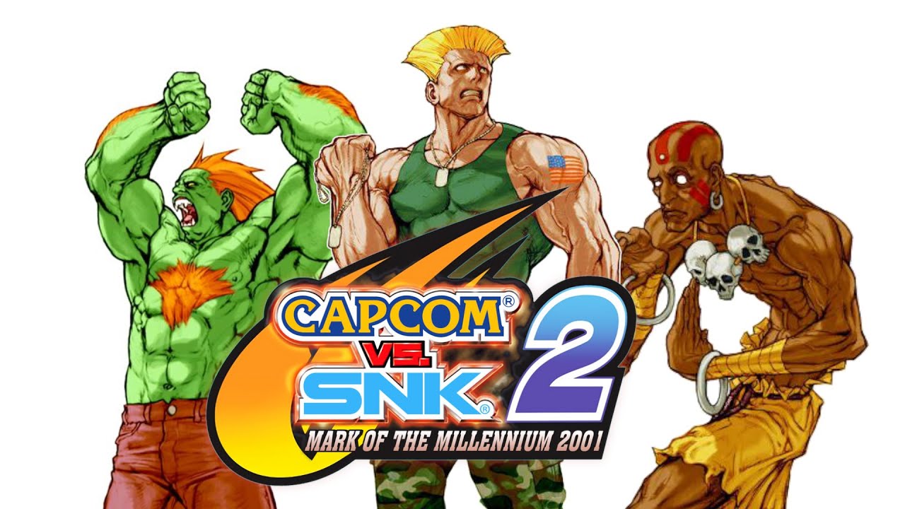 Capcom VS SNK 2 Mark of the Millennium 2001 Guile, Blanka, Dhalsim No ...