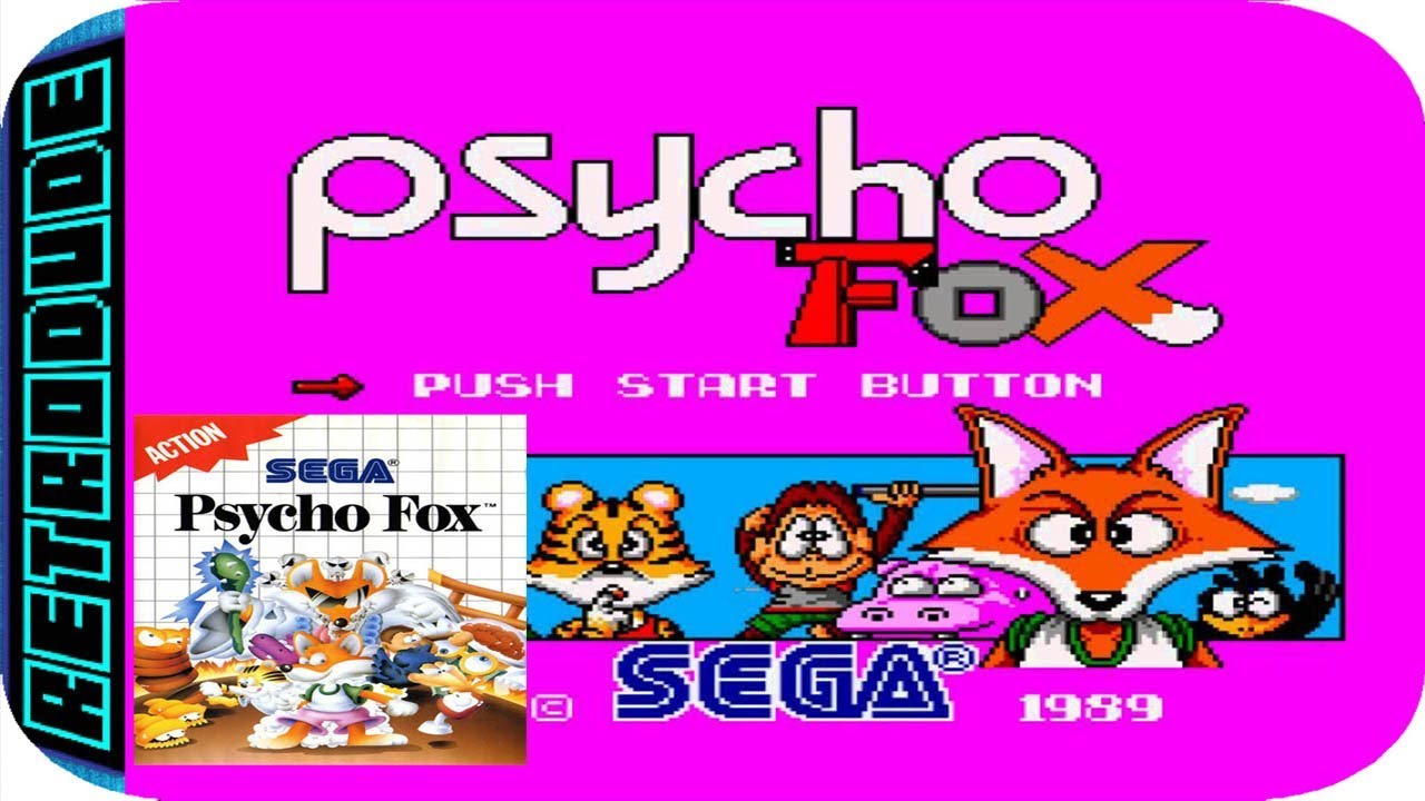 Psycho fox Sega Master System {playing retro video games} 🦊 - YouTube