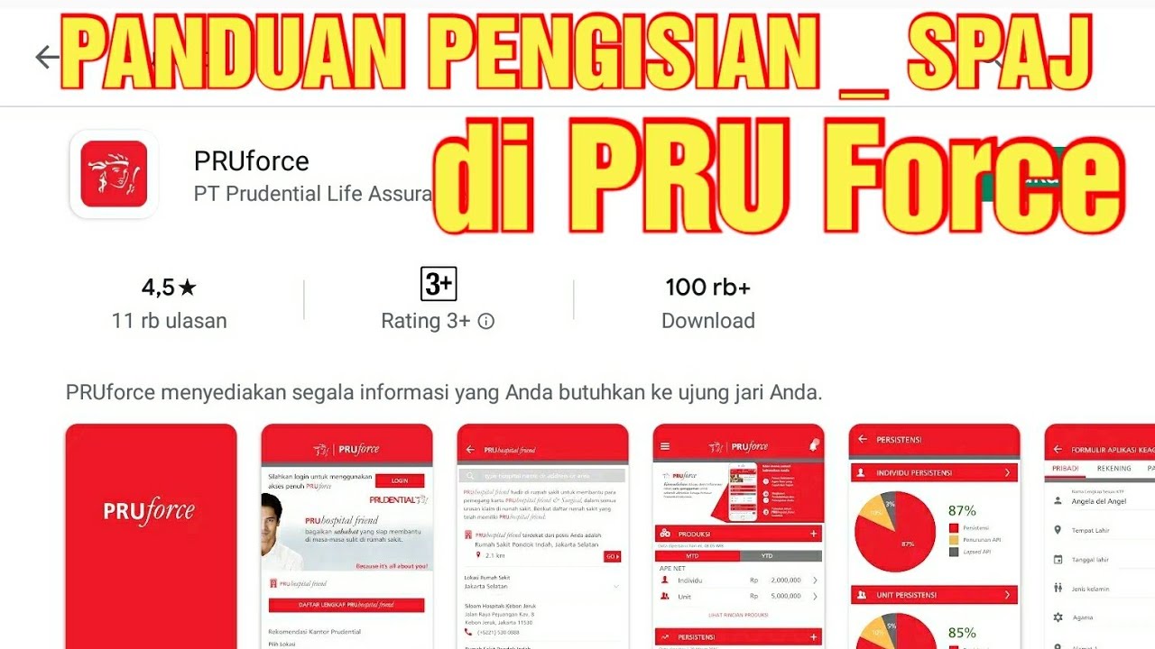 Panduan Pengisian SPAJ Digital di PRU Force - YouTube