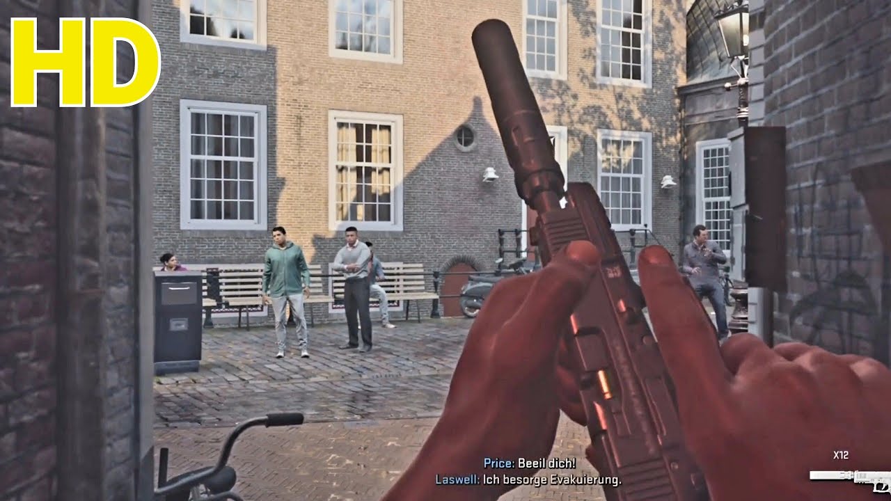 Call of Duty Modern Warfare 2: Amsterdam Mission - YouTube