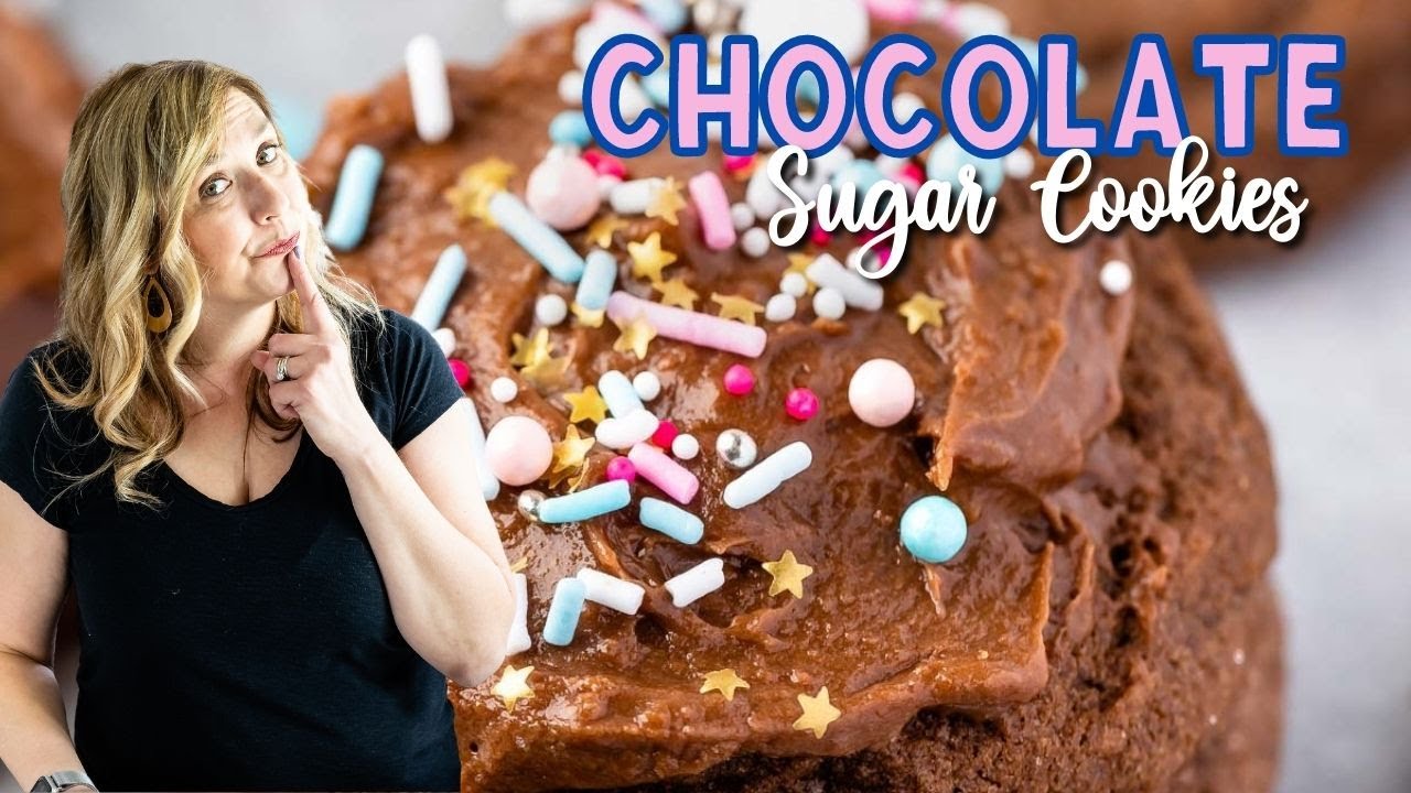 CHOCOLATE SUGAR COOKIES (2 ways) - YouTube