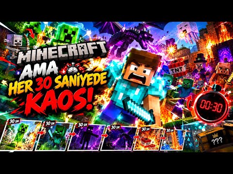 Her 30 Saniyede Bir Şeyler Ters Gidiyor… | Minecraft